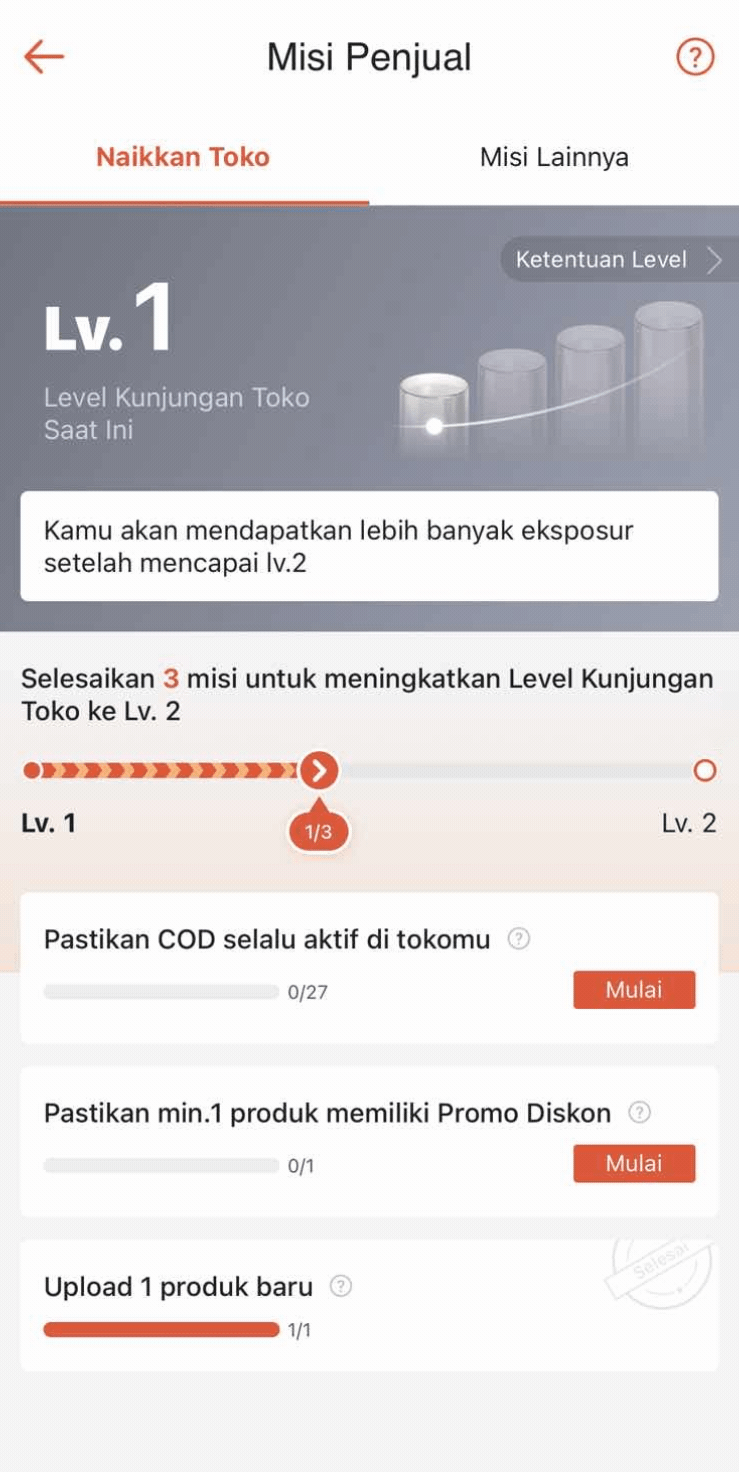Misi Naikkan Toko | Pusat Edukasi Penjual Shopee Indonesia