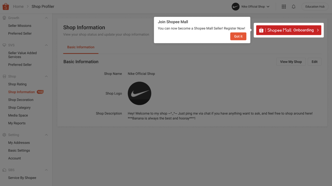 Shopee Mall seller application | Shopee MY Seller Education Hub
