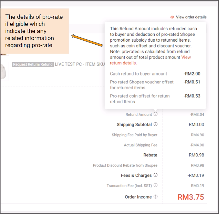 Adjustable Return/Refund cases | Shopee MY Seller Education Hub