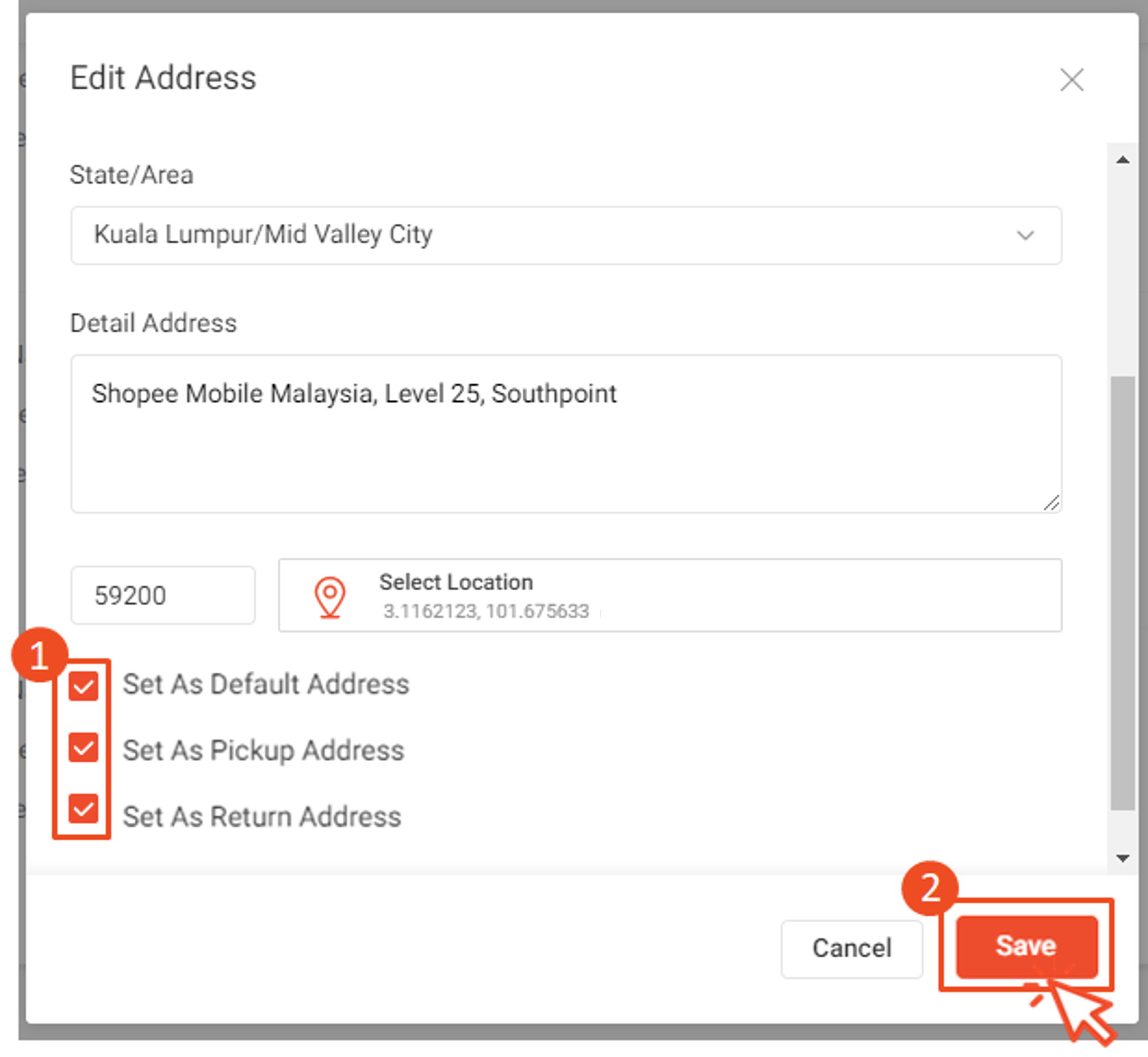 [My Account] How do I add/edit my address? | Shopee MY Seller Education Hub