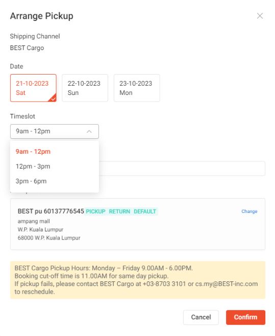 BEST Cargo (Shopee Supported Logistics) | Shopee MY Seller Education Hub