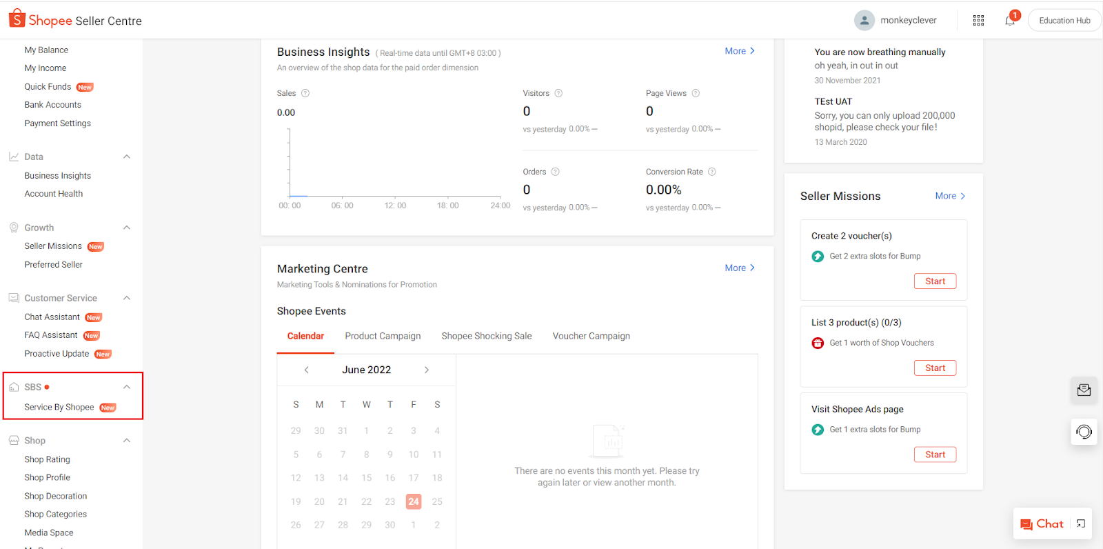 Inbound Request (via Seller Centre) | Shopee MY Seller Education Hub