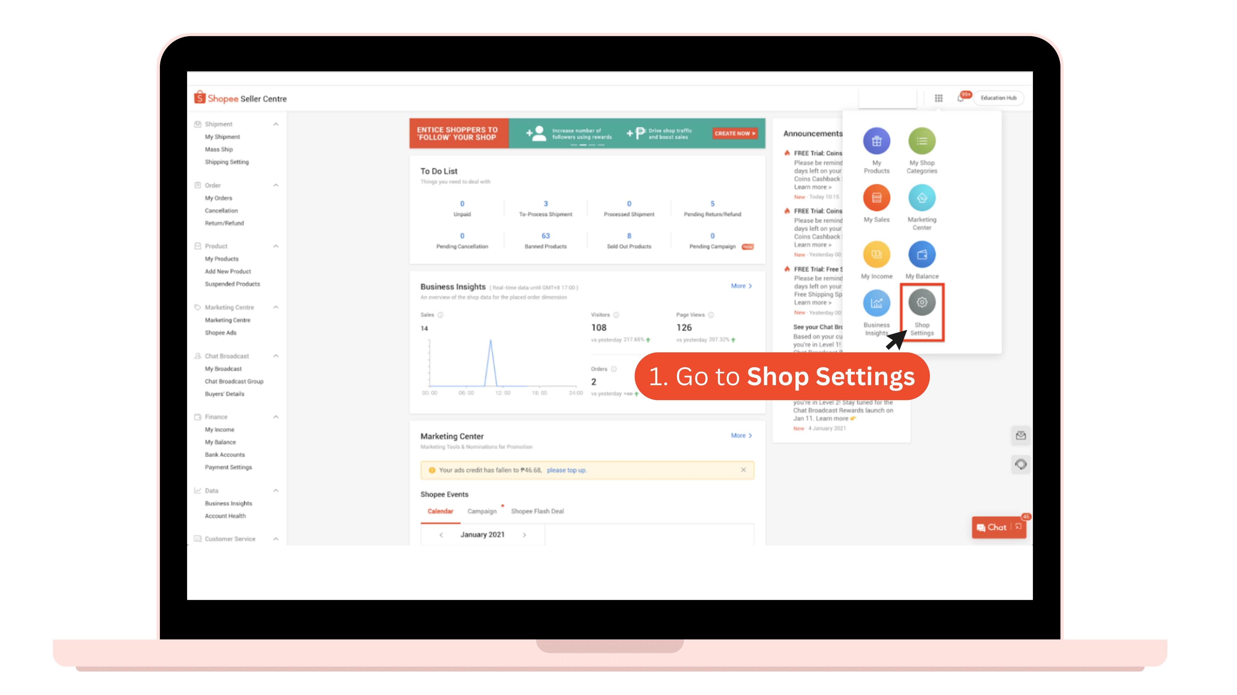 Language Option on Seller Centre and Shopee App | Shopee PH Seller ...