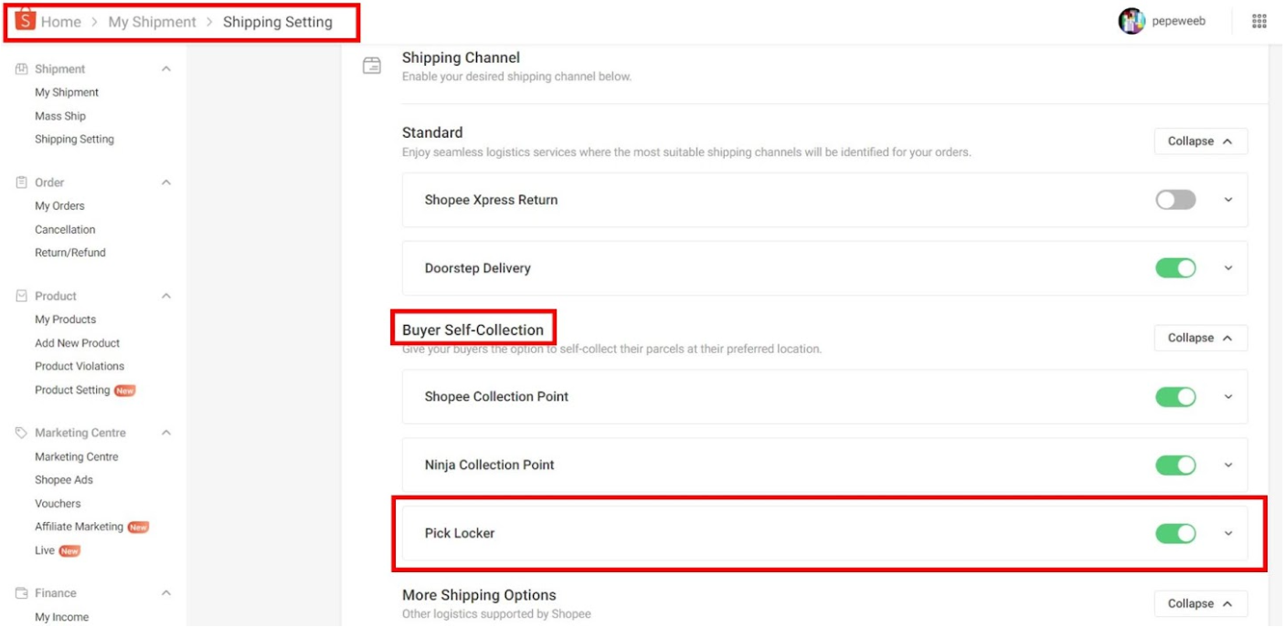 SPX Express Store/Locker Self-Collection Shipping | Shopee SG Seller ...