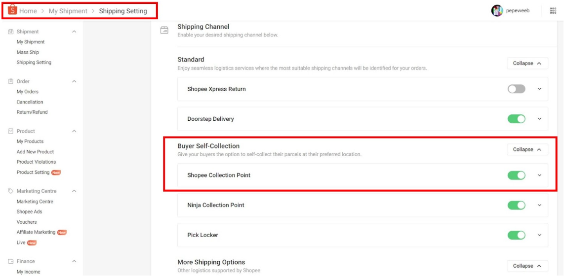 SPX Express Store/Locker Self-Collection Shipping | Shopee SG Seller ...