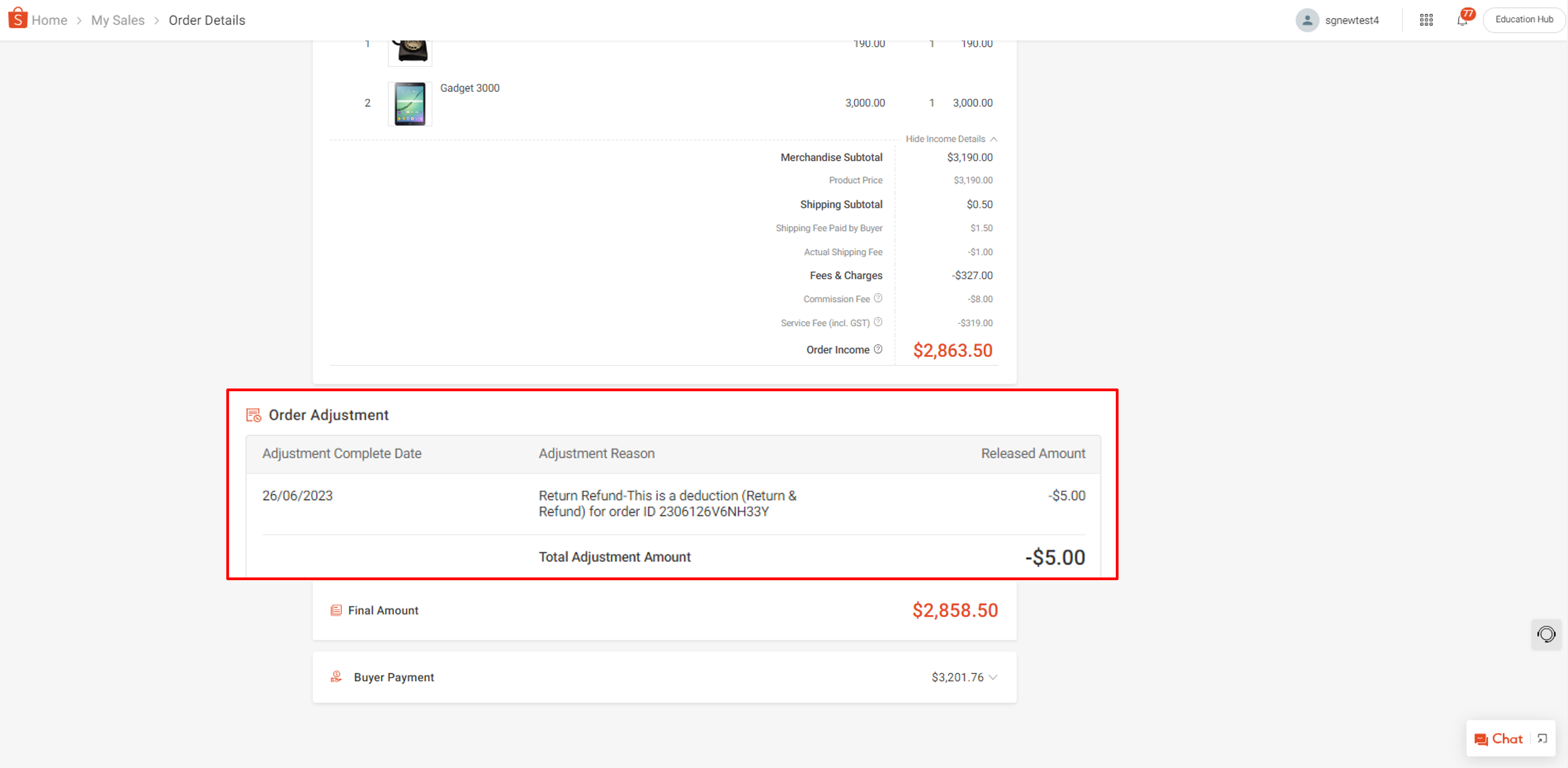 About My Income | Shopee SG Seller Education Hub