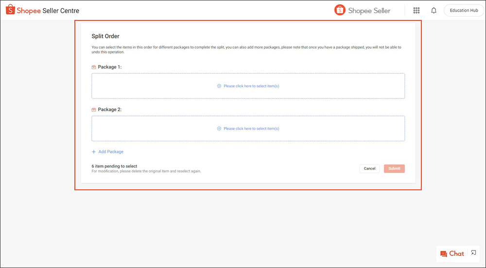 Split Order Function | SG Seller Education [Shopee]