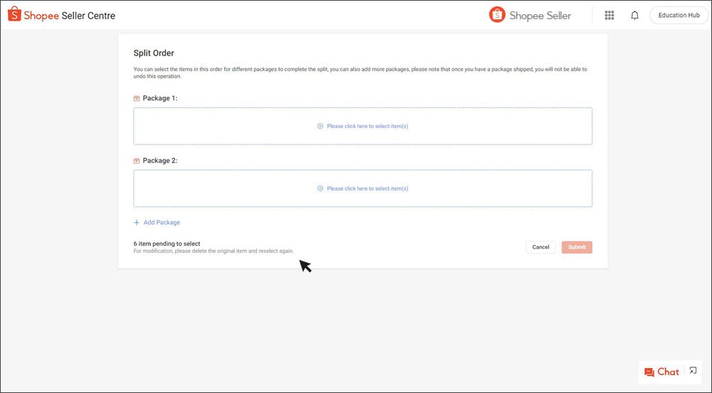 Split Order Function | SG Seller Education [Shopee]