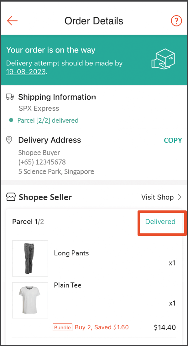 FAQs on Split Order Function | SG Seller [Shopee]