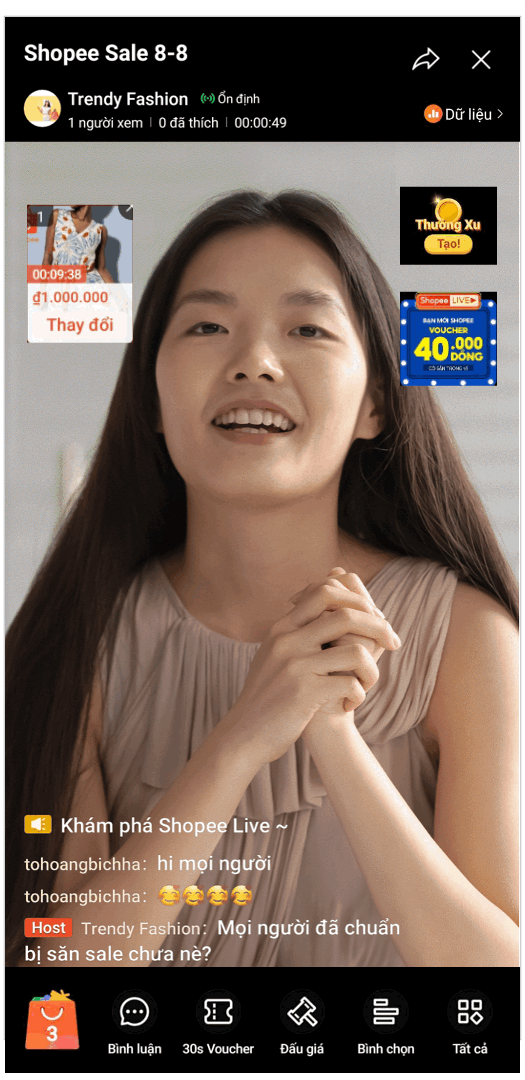 Tính năng Giá chỉ có trên Live | Học viện Shopee - Shopee Uni Vietnam